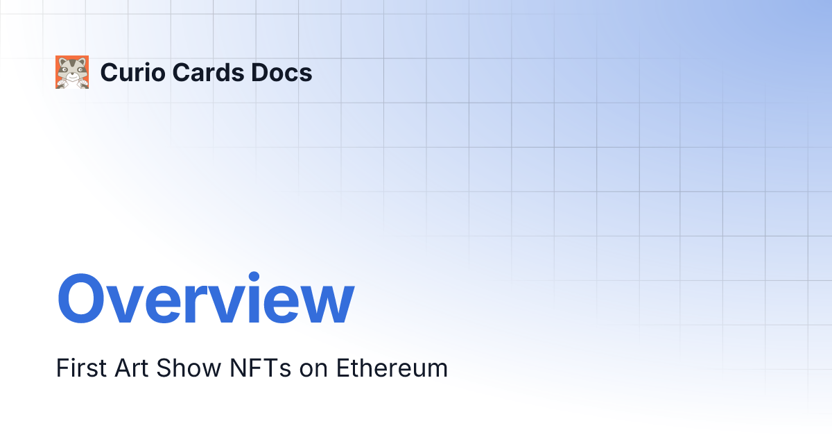 Overview | Curio Cards Docs